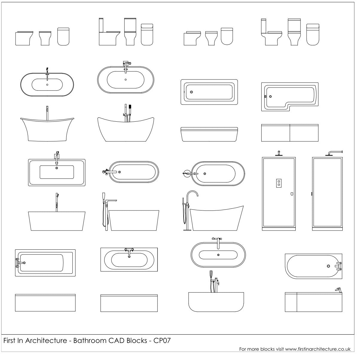 Bathroom Blocks Cad Standard Toilet Block In AutoCAD File