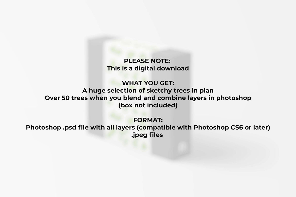 Hand Drawn Tree Plans - Set 8 – First In Architecture