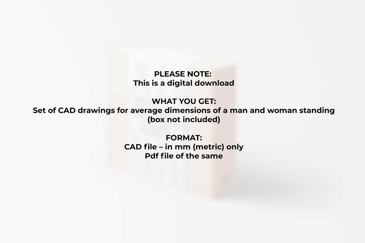 Metric Data 0 1 - Average Dimensions of Person Standing – First In ...