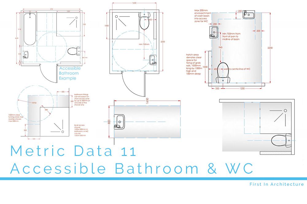 Metric Data 11 - Accessible Bathroom and WC – First In Architecture